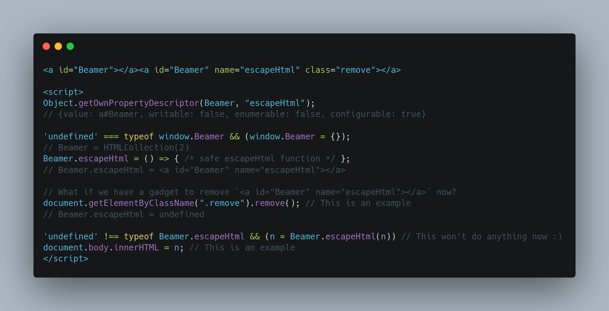 Under the Beamer | mizu.re