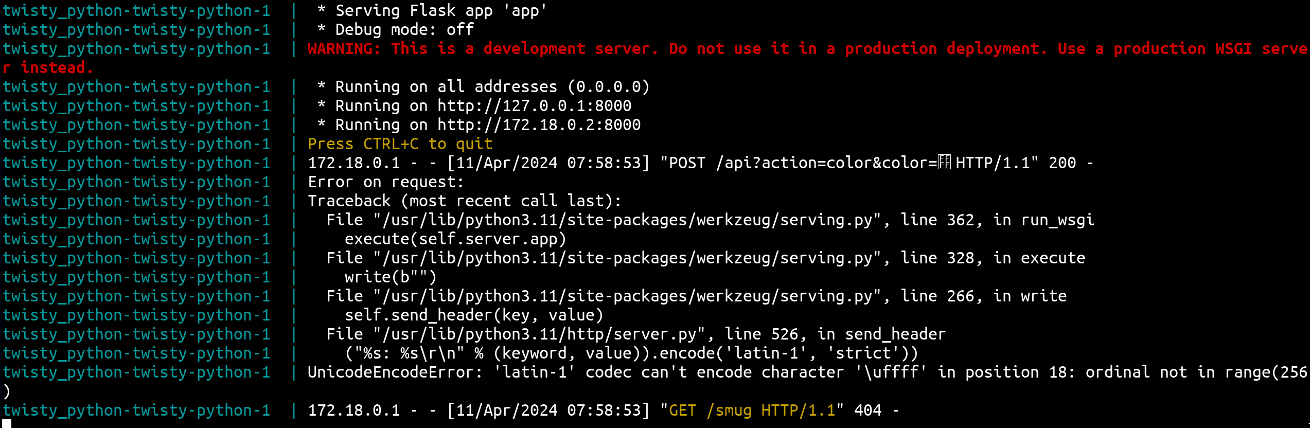 Twisty Python | mizu.re